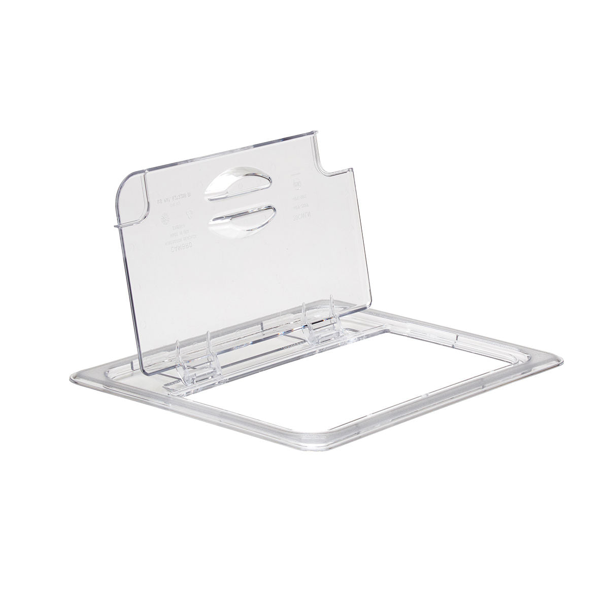 Cambro Clear 1/2 GN Notched FlipLid