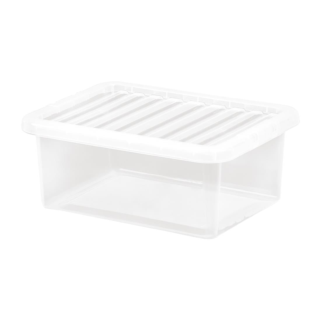 Wham Crystal Storage Box & Lid 17Ltr