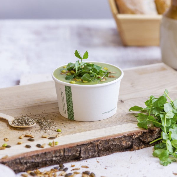 Vegware 12oz Compostable Soup Containers - Box of 500